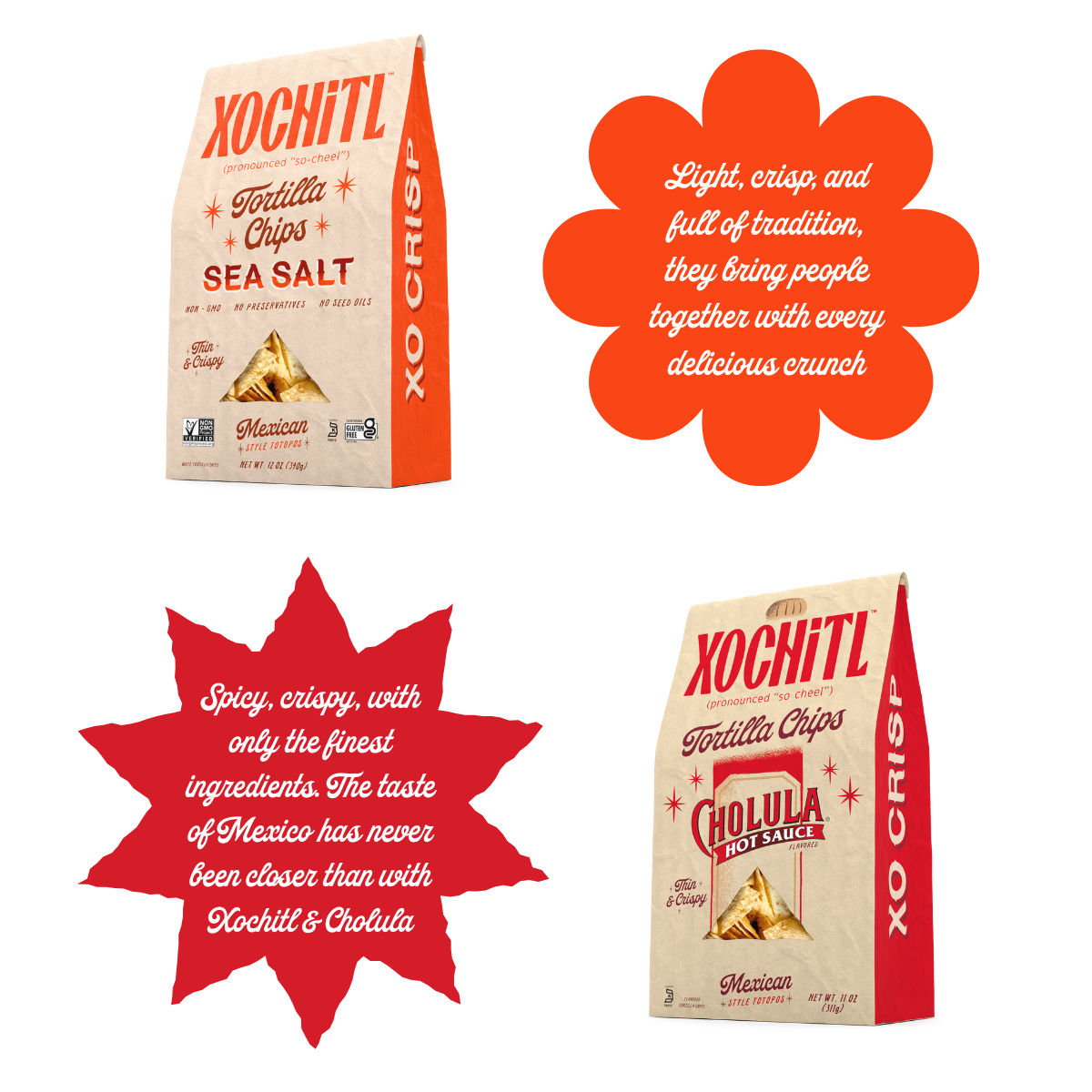 Heritage & Heat Bundle – Xochitl Chips and Salsa
